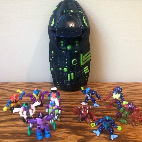 Toys | Super Rare Micro Machines Zbots Five Verse Fist Full Of Aliens ...